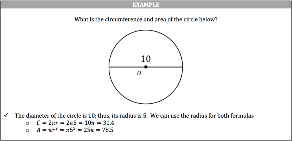 ISEE Math Review - Circles - Piqosity - Adaptive Learning & Student ...