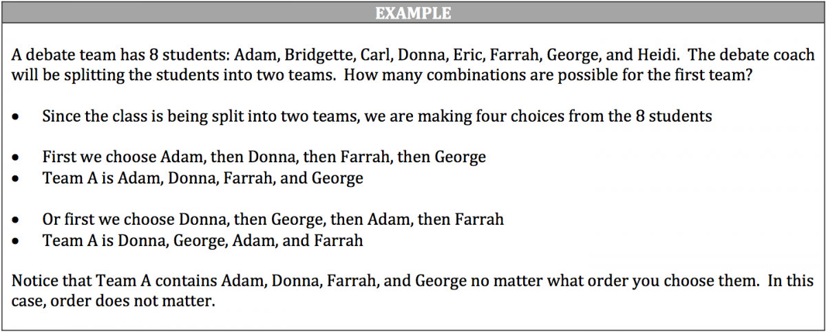 ISEE Math Review - Combinations - Piqosity - Adaptive Learning ...