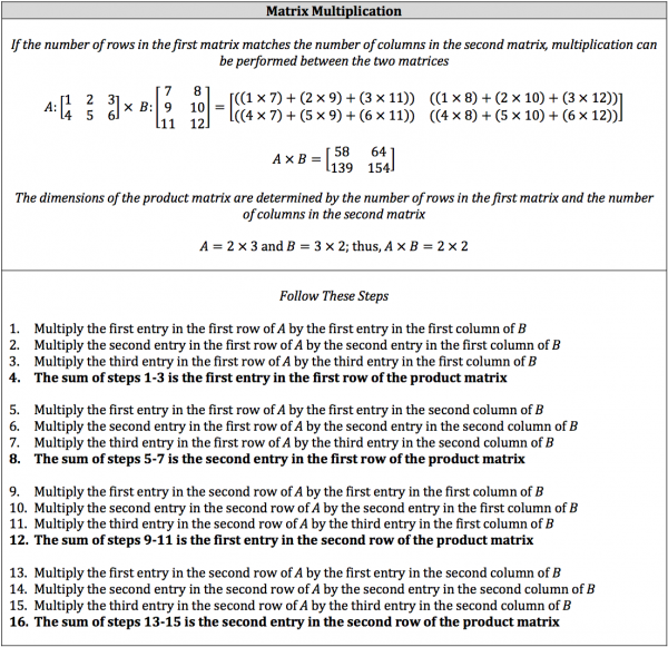 ISEE Math Review - Matrix Multiplication, Standard Deviation, and ...