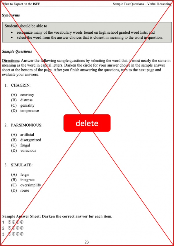 Free Retired ISEE Test Practice Questions - Piqosity - Adaptive ...