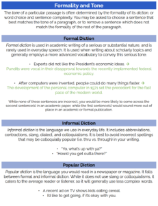 Formality and Tone - Piqosity - Adaptive Learning & Student Management App