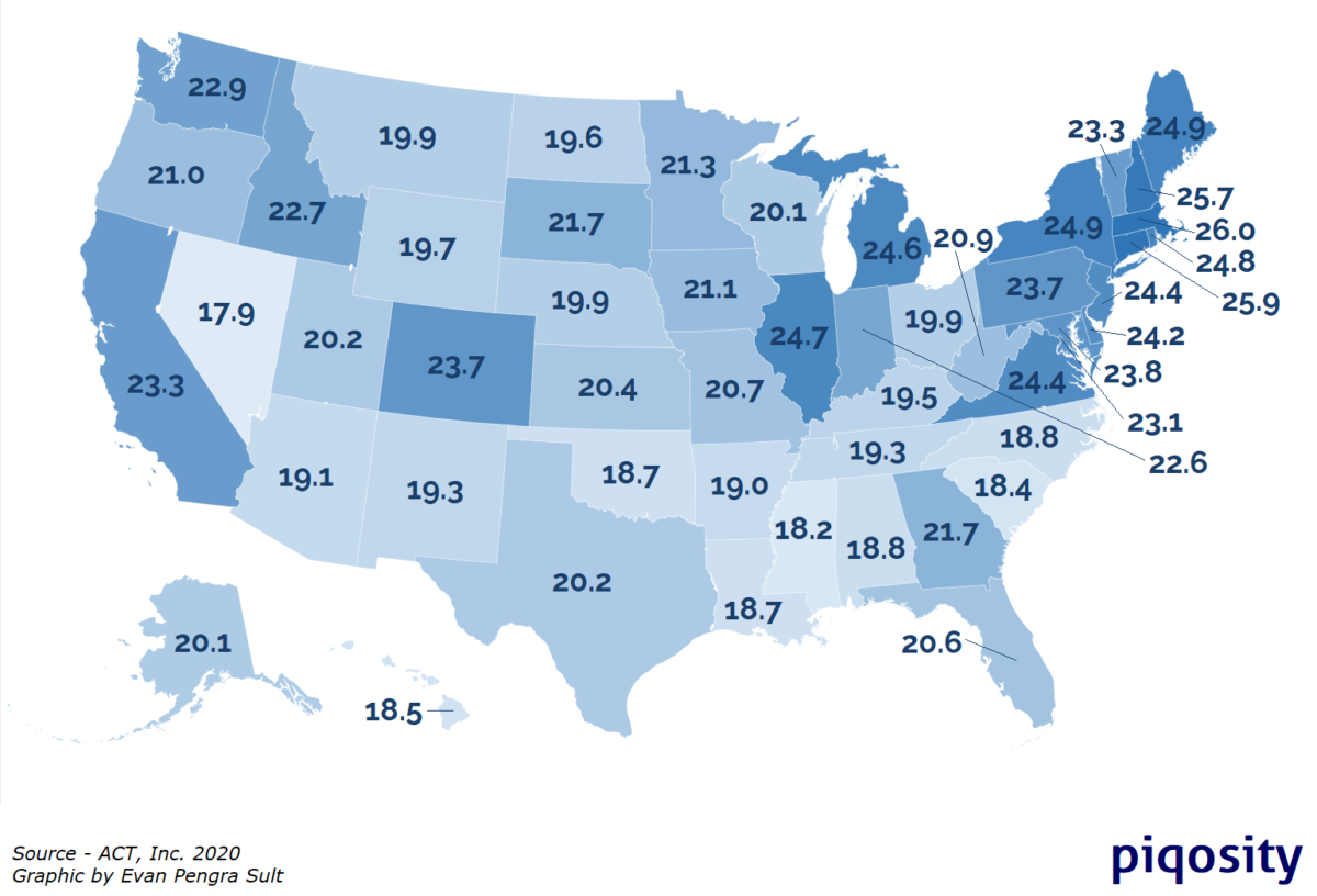 Top Utah High Schools by ACT Scores | 2020 | Piqosity