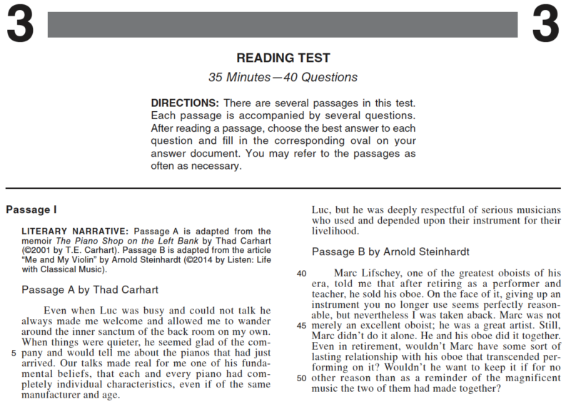 Answer Explanations For The 2021 22 ACT Reading Test Piqosity