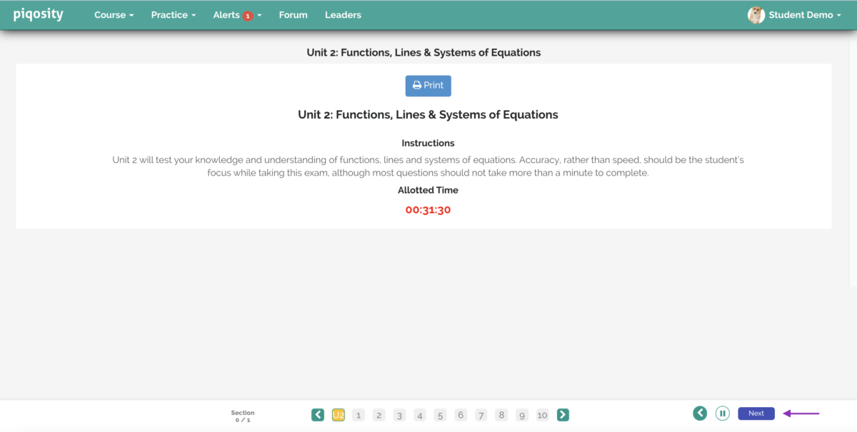 Piqosity's Math Course Navigation Guide - Piqosity - Adaptive Learning ...