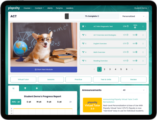 Enhanced 2025 ACT Practice Tests - Free & Full-Length - Piqosity